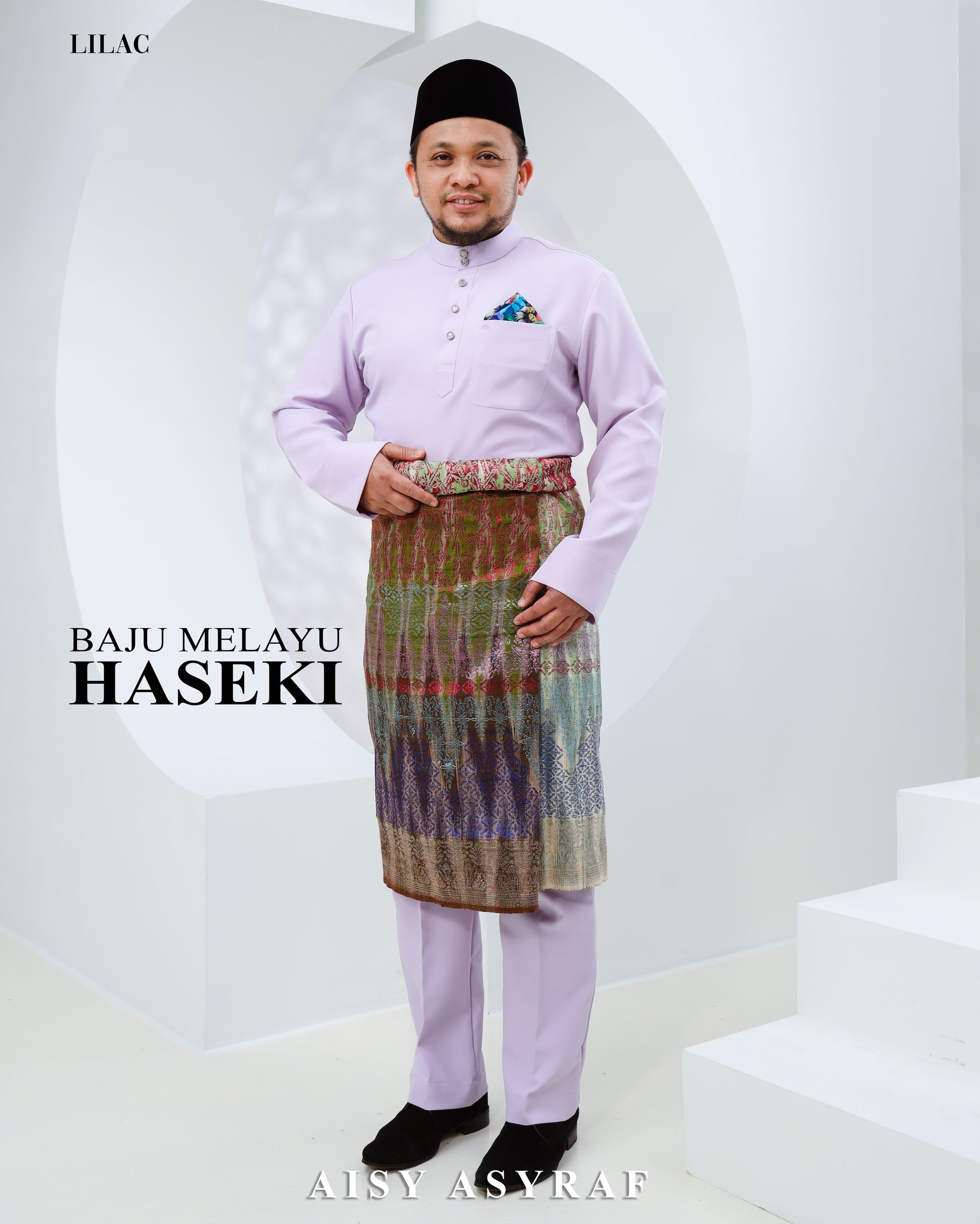 Baju Melayu Haseki - Lilac – Aisy Asyraf By IMAM MUDA Asyraf