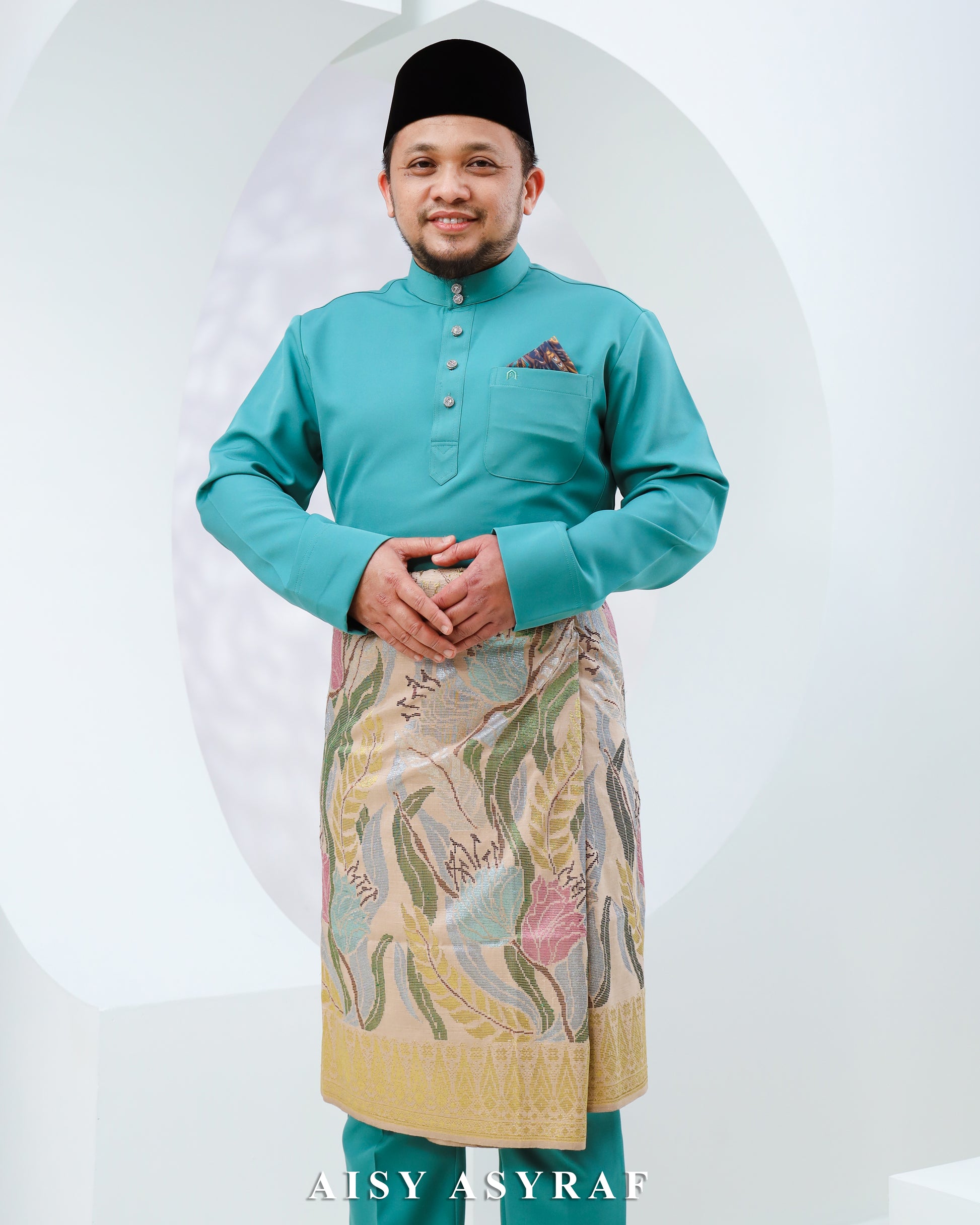 Baju Melayu Haseki - Turqouise – Aisy Asyraf By IMAM MUDA Asyraf