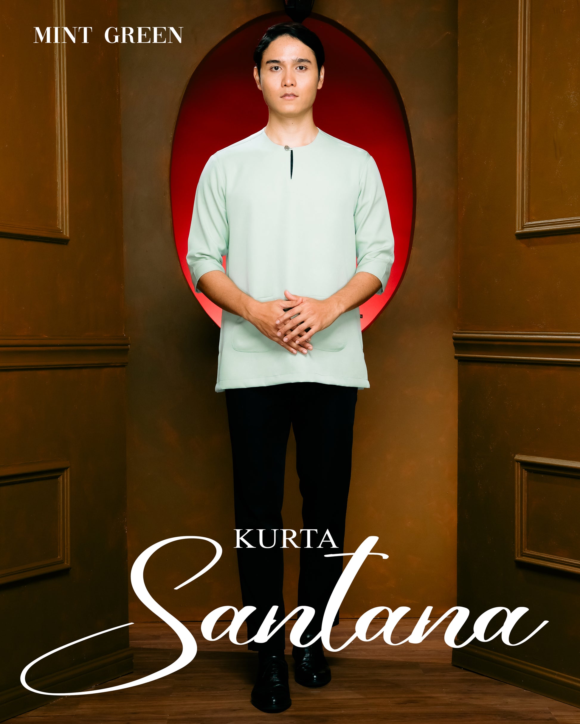 Kurta Hisari - Navy Blue – Aisy Asyraf By IMAM MUDA Asyraf