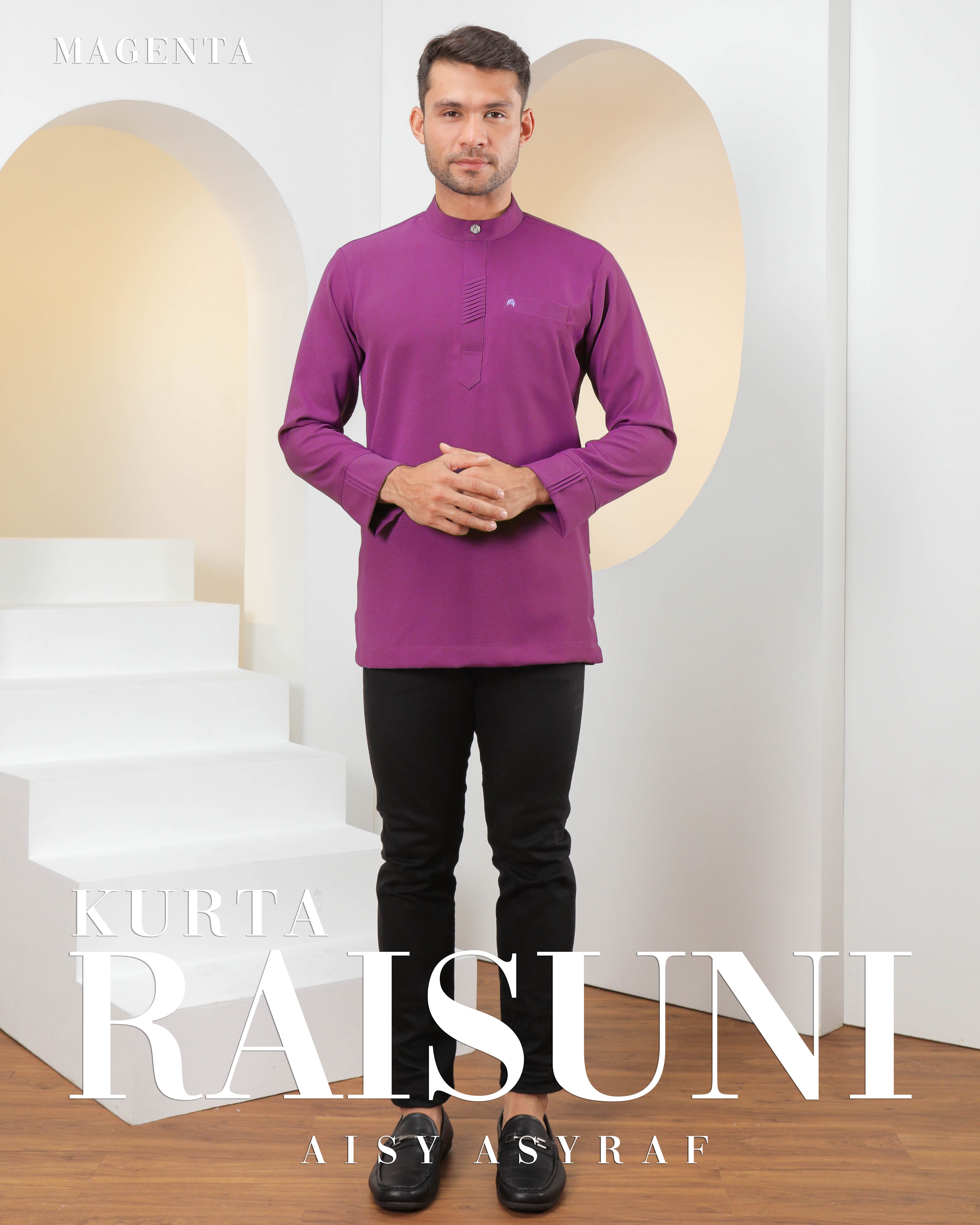 Kurta Raisuni - Magenta – Aisy Asyraf By IMAM MUDA Asyraf
