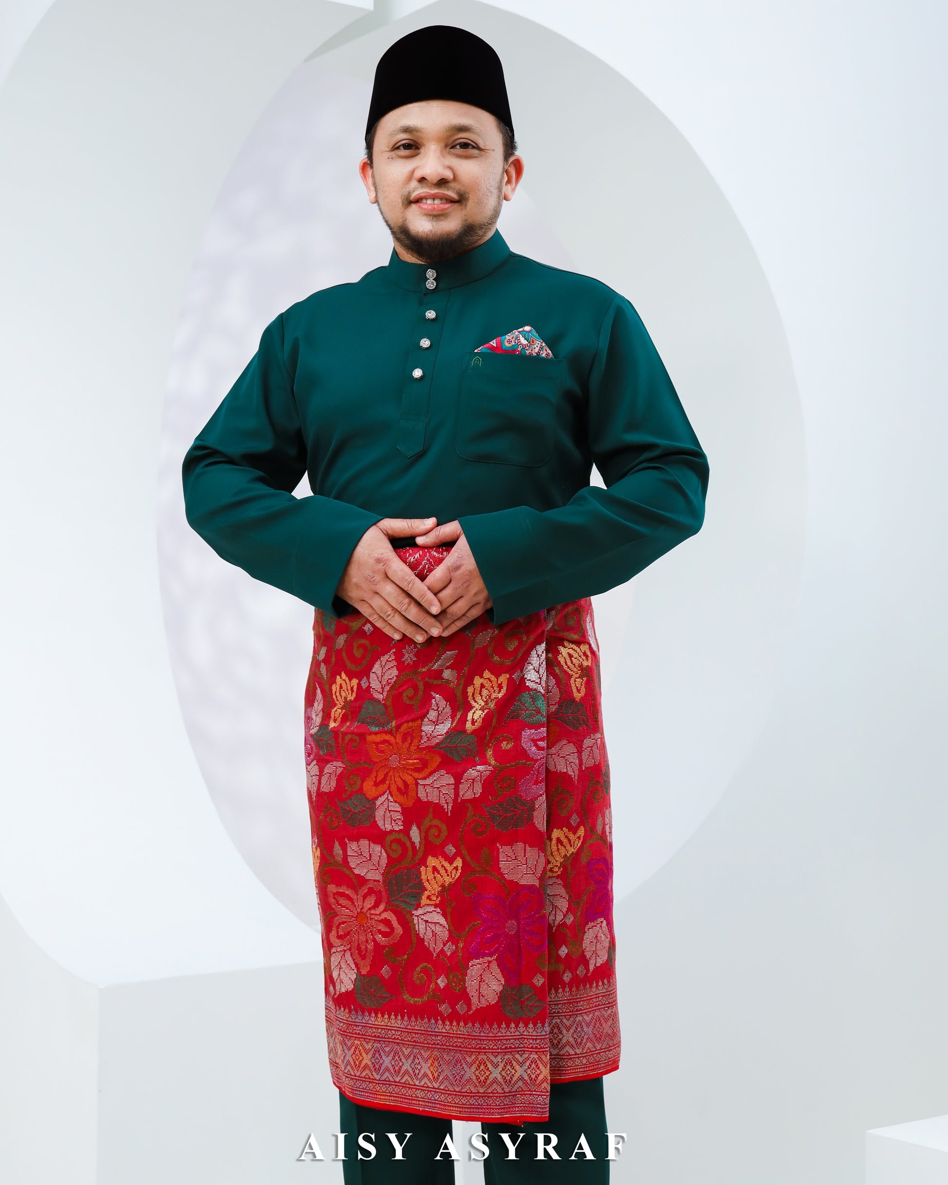 Baju Melayu Haseki - Emerald Green – Aisy Asyraf By IMAM MUDA Asyraf