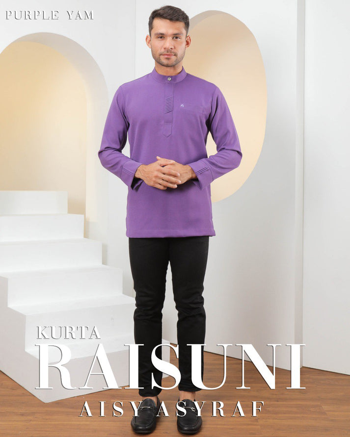 Kurta Raisuni -Purple Yam – Aisy Asyraf By IMAM MUDA Asyraf