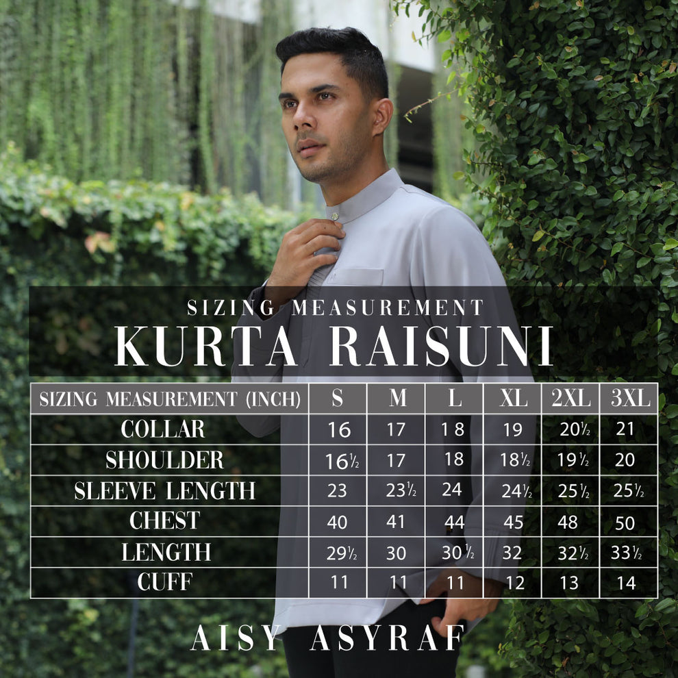 Kurta Raisuni - Teal Blue – Aisy Asyraf By IMAM MUDA Asyraf